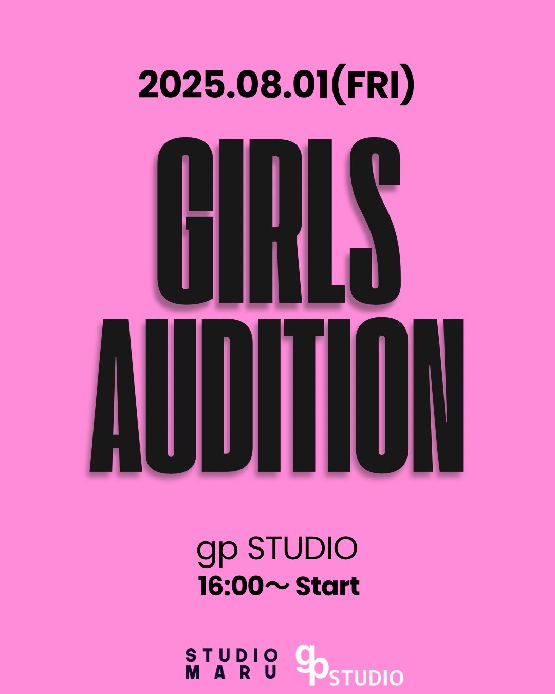 gpSTUDIO -天王寺ダンススタジオ- | 【大手事務所 New Girls Group AUDITION】